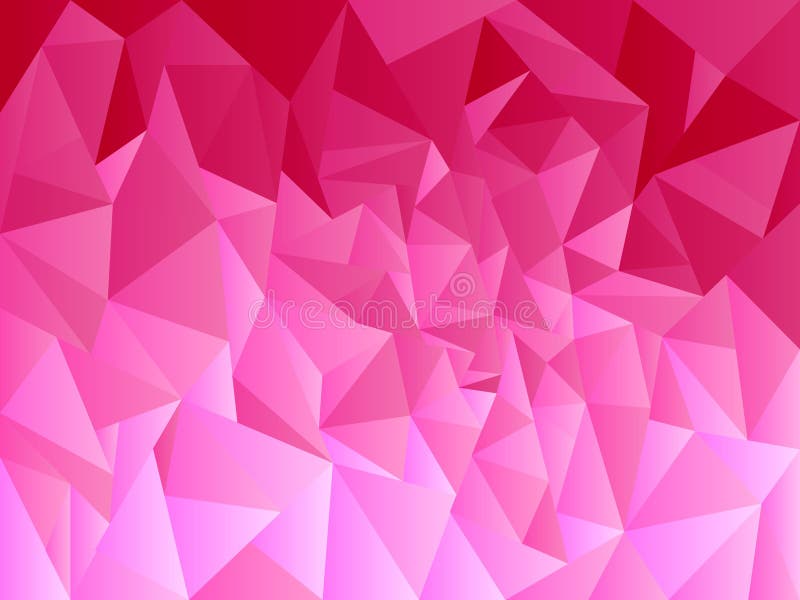 Pink Abstract Low Poly Background. Vector Stock Illustration for Poster ...