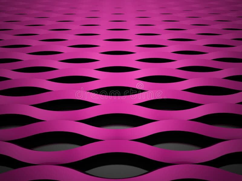 Pink Abstract Mesh Rendered Stock Illustration - Illustration of design ...