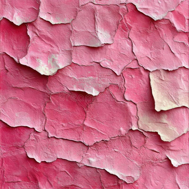 Pink Abstract Painting Surface Shows Texture and Aged Look with Grunge ...