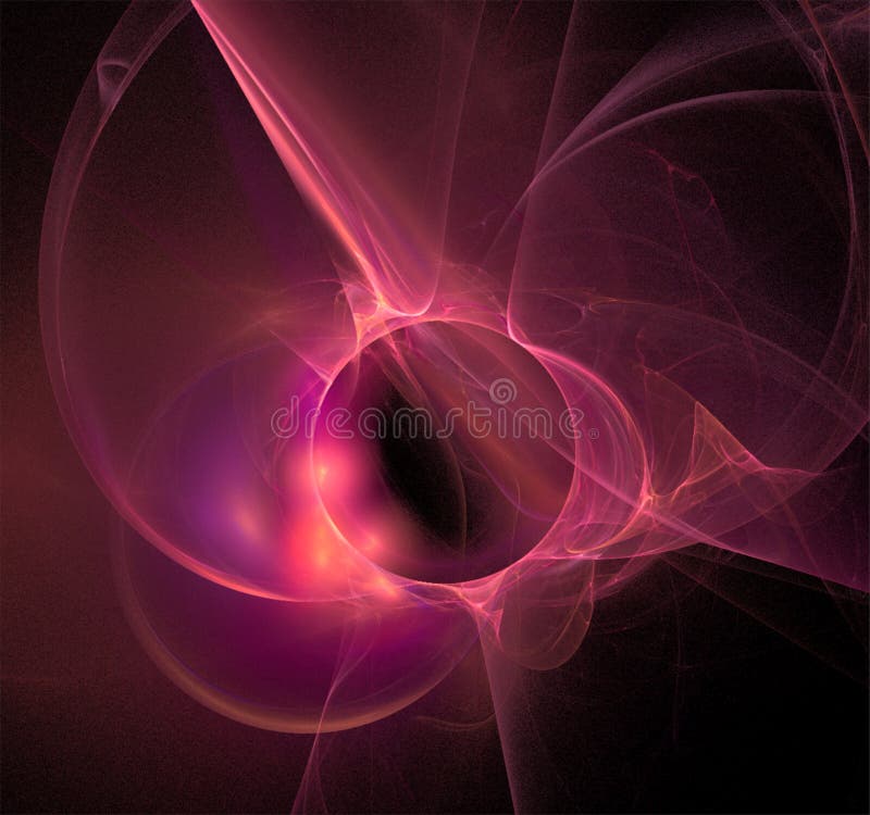 Pink Abstract Spherical Linear Pattern on Black Background, Wallpaper ...
