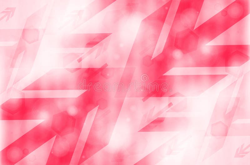 Pink Abstract Technology Background. Stock Illustration - Illustration ...