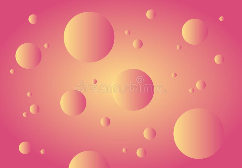 Pink Abstract Technology Background. Gradient Bubbles for Web Sites ...
