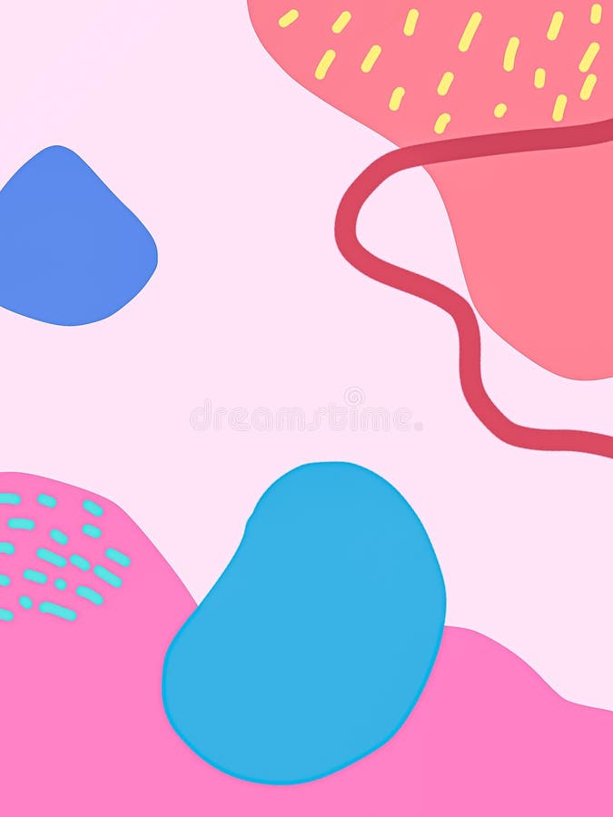 Pink Abstract Wallpaper for Handphone and Tablet Stock Illustration ...