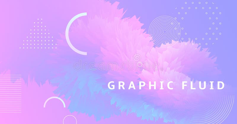 Pink Abstracts Design. Flow Gradient Pattern Stock Illustration ...