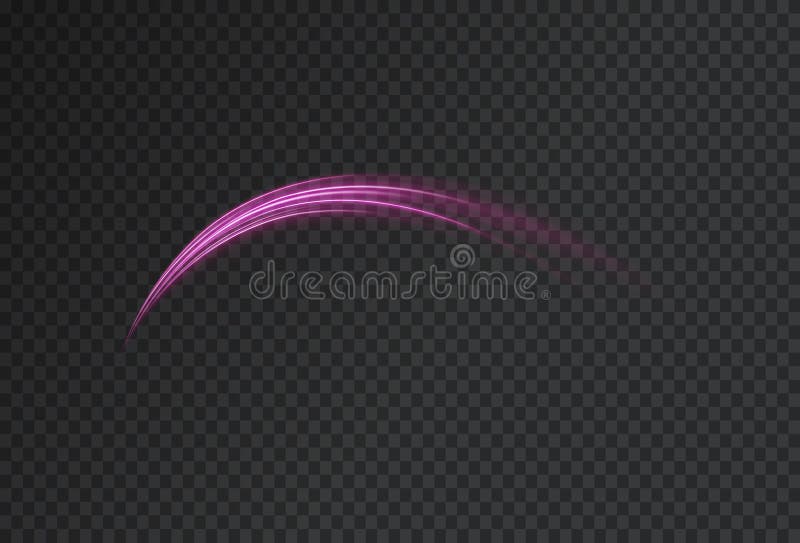 Pink Airflow Wave Flows Smoothly Stock Vector - Illustration of wave ...
