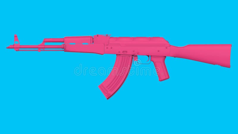Ak 47 White Background Stock Illustrations – 158 Ak 47 White Background ...