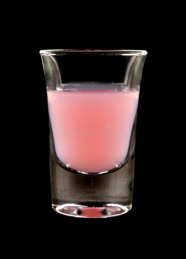 Pink alcoholic shot stock image. Image of pink, party - 14951995