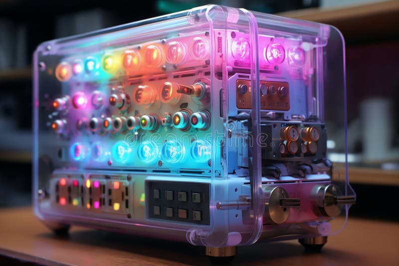 Pink Analog Control Panel in the Command Center, Devices for Industrial ...