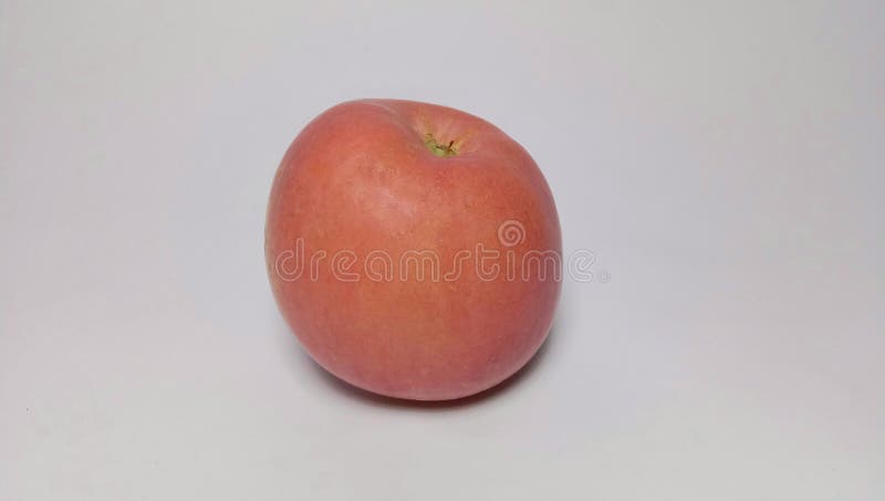 The Pink Apple Stands Tall on a Clean White Background, Highlighting ...