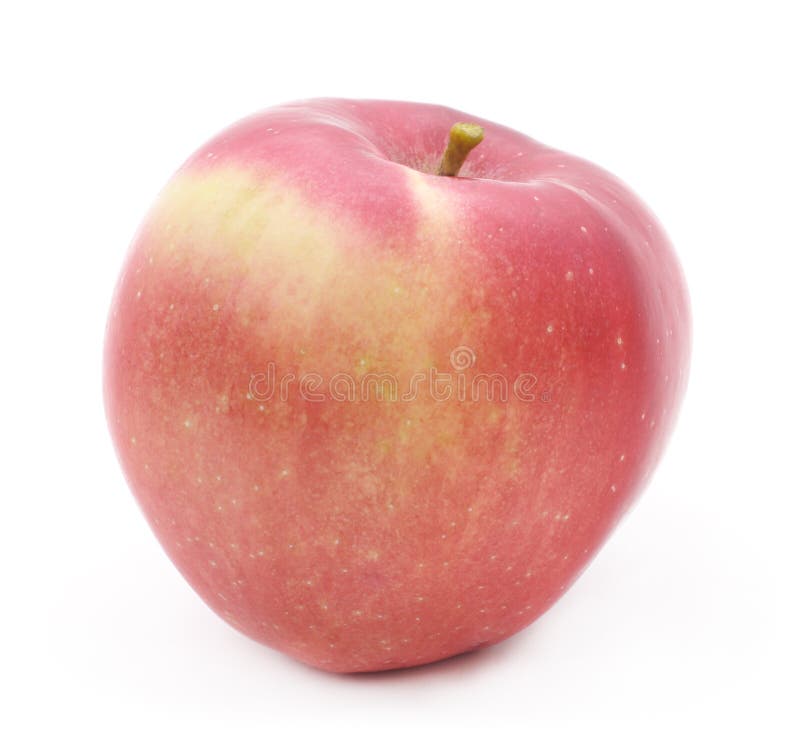 Pink apple. stock photo. Image of eating, organic, white - 59683074