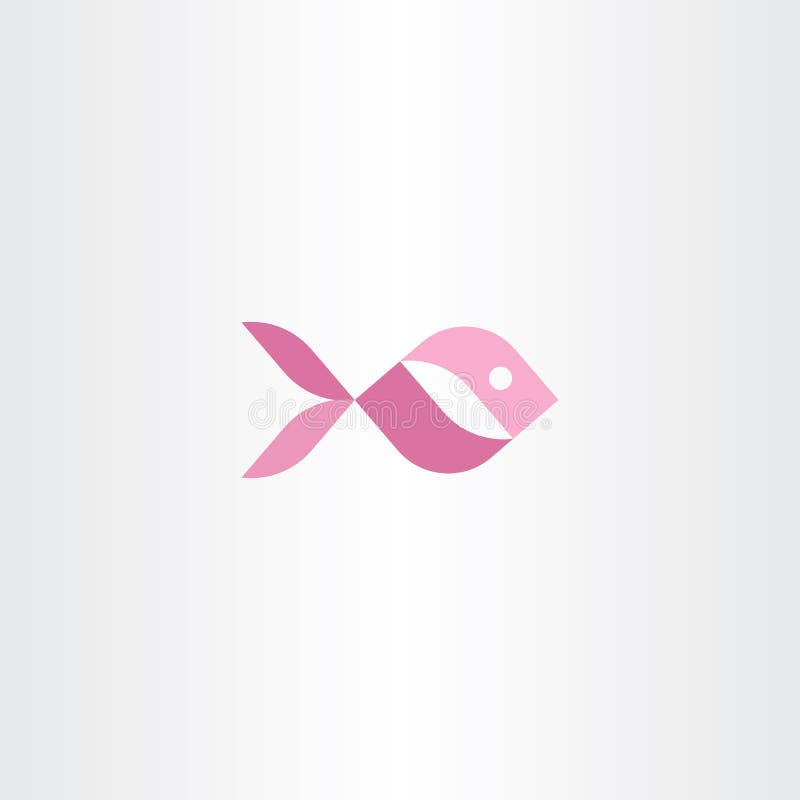Pink Aquarium Fish Vector Icon Stock Vector - Illustration of nature ...