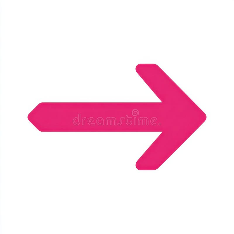 Pink Arrow Pointing Right