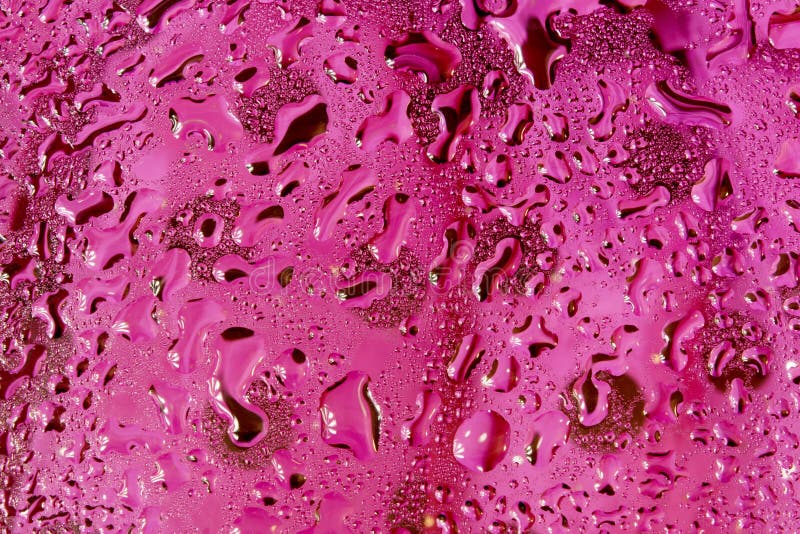Pink Background Abstract Droplets Stock Image - Image of pink, colorful ...