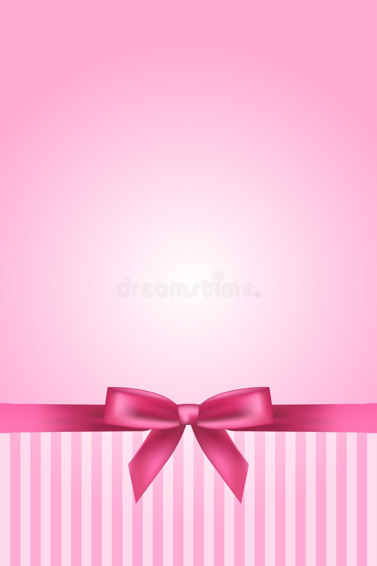 Pink Background Bow Stock Illustrations – 106,236 Pink Background Bow ...