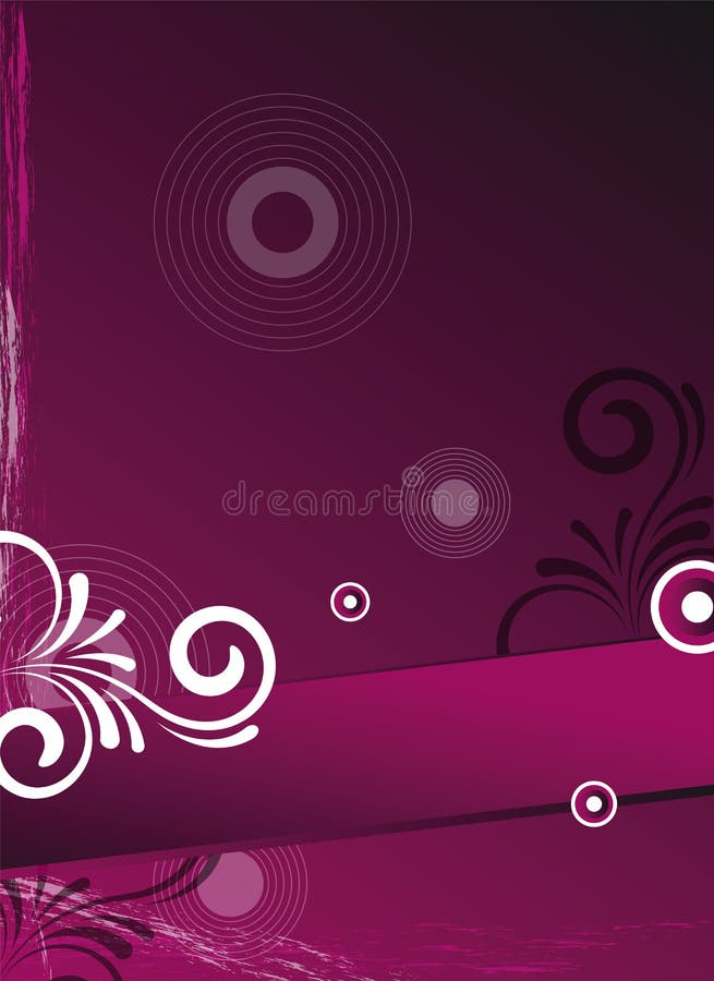 Pink background card/flyer stock illustration. Illustration of card ...
