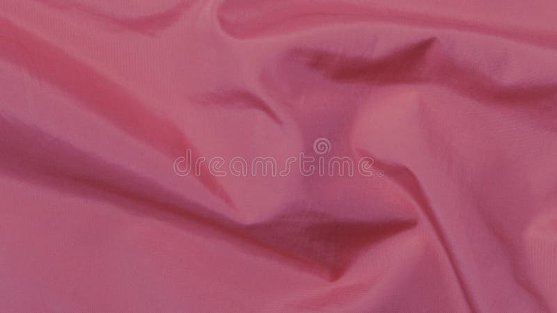 Pink Background from Crumpled, Wavy Fabric. Soft Focus Stock Image ...