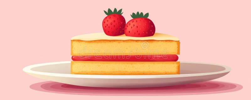 Pink Background Featuring a Pixel Art Illustration of Strawberry ...