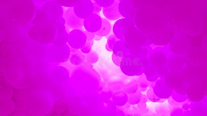 Pink Background with Flying Balloons - Clean Design, 3d Abstract ...