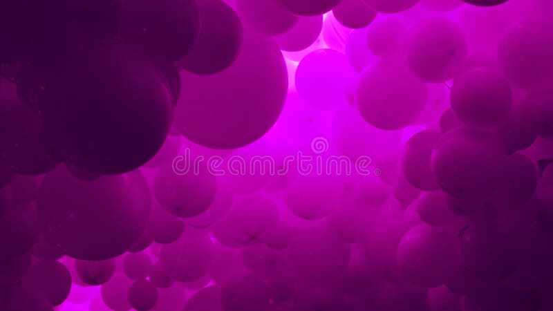 Pink Background with Flying Balloons - Clean Design, 3d Abstract ...