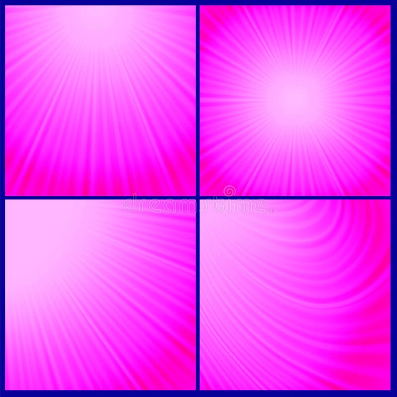 Pink rays background stock vector. Illustration of concept - 31316455