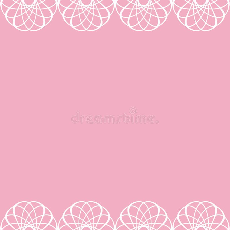 Pink Background,pattern of Curve on Pink Background Stock Illustration ...