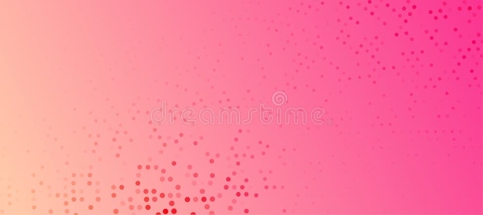 Pink Background Pattern Pop Art Texture Gradient. Dot Halftone Pink ...