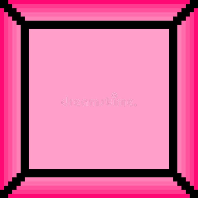 Pink Background with Pink Gradient Border Stock Illustration ...