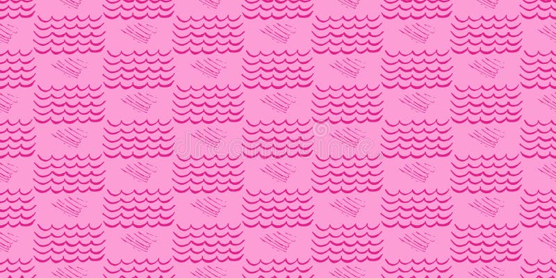 Pink Background. Pink Shape Seamless Pattern Art Stock Vector ...