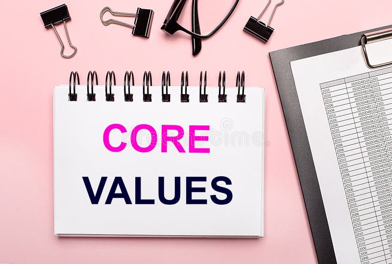 Core Values Pink White Background Stock Photos - Free & Royalty-Free ...