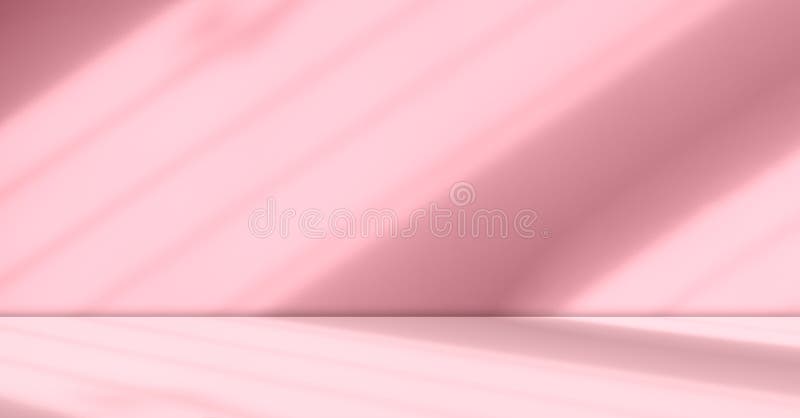 Pink Background Shadow Window Studio 3d Rose Color Pastel Gradient ...