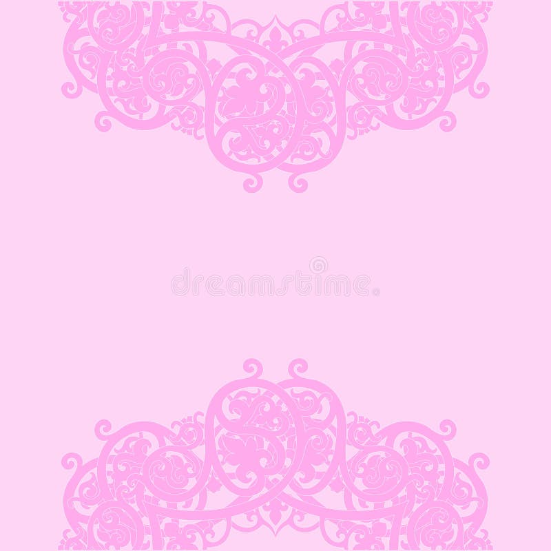 Pink Background. Vector Illustration Stock Vector - Illustration of ...