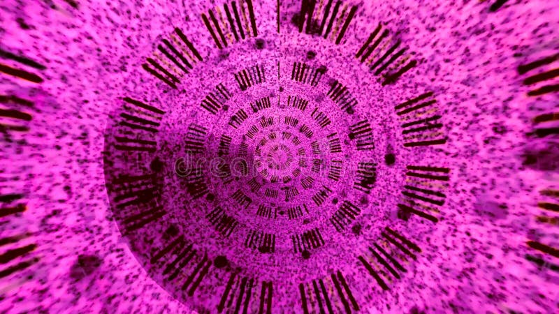 On a Pink Background Vortex Tunnel Lines of Light Abstract Background ...
