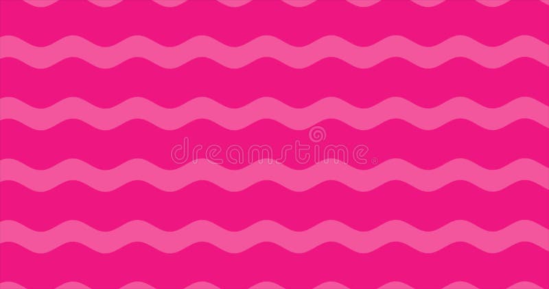 Pink Background with Wavy Line Pattern Animation. Graphic Backdrop ...