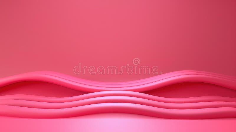 Pink Background with Wavy Pattern Overlay on Solid Backdrop. White ...