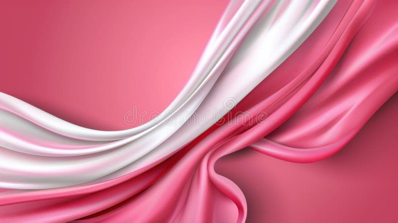 Pink Background with Wavy Pattern Overlay on Solid Backdrop. White ...