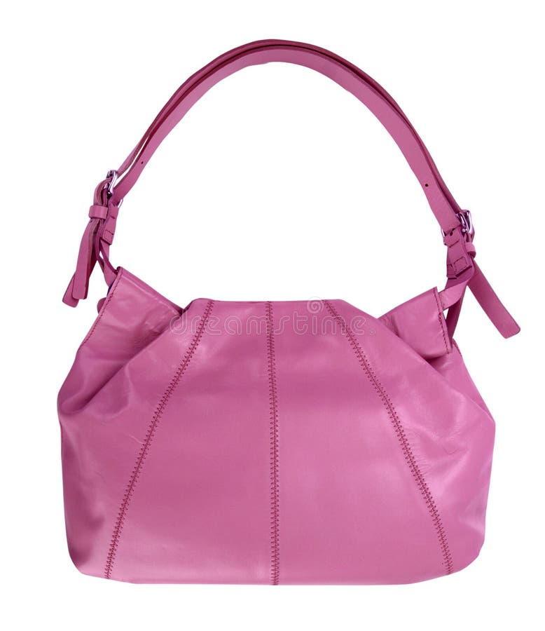 Pink bag stock photo. Image of cloth, isolated, lady - 29851006