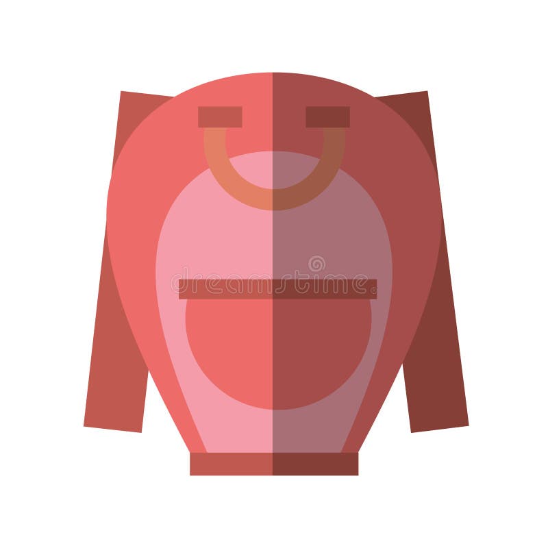 Pink Bag Student School Shadow Stock Illustration - Illustration of ...