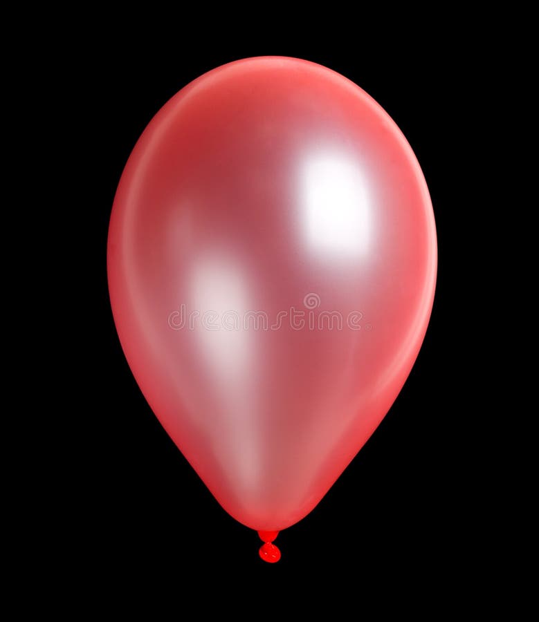 Pink balloon stock photo. Image of blowing, single, birthday - 15780028