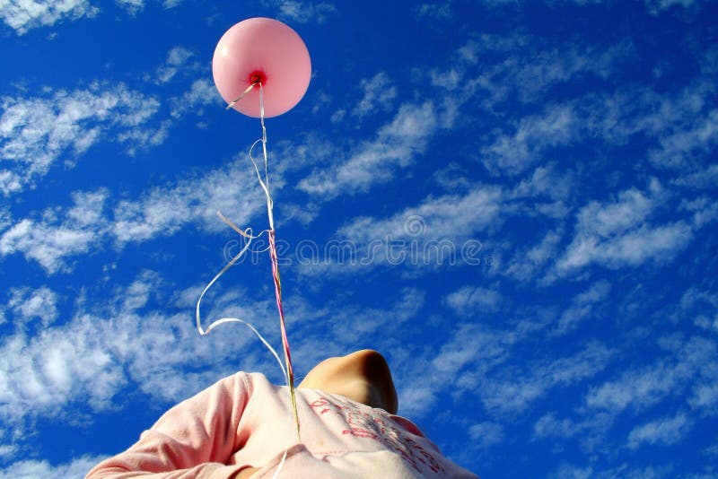 Pink balloon stock photo. Image of floating, freedom, balloon - 1631200