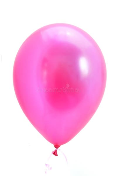 Pink Balloon stock photo. Image of time, ribbon, balloon - 2848536