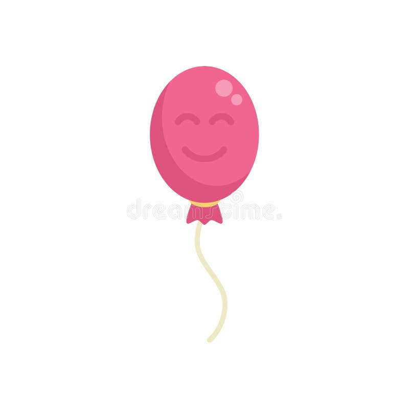 Floating Cute Pink Balloon Stock Illustrations – 1,138 Floating Cute ...