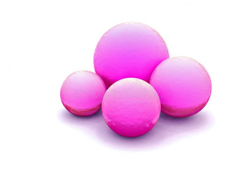 Pink balls stock illustration. Illustration of abstract - 34223966