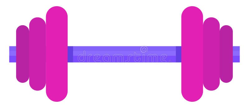 Pink Barbell Weight Training Weight Lifting Workout Equipment Exercise ...