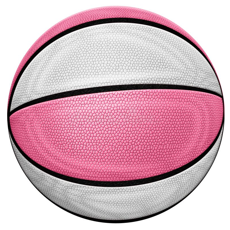 Pink Basketball stock illustration. Illustration of cancer - 28414293