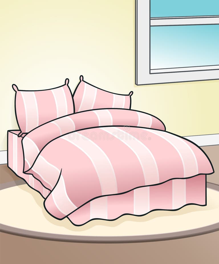 Pink Bed Sheet Stock Illustrations – 2,266 Pink Bed Sheet Stock ...