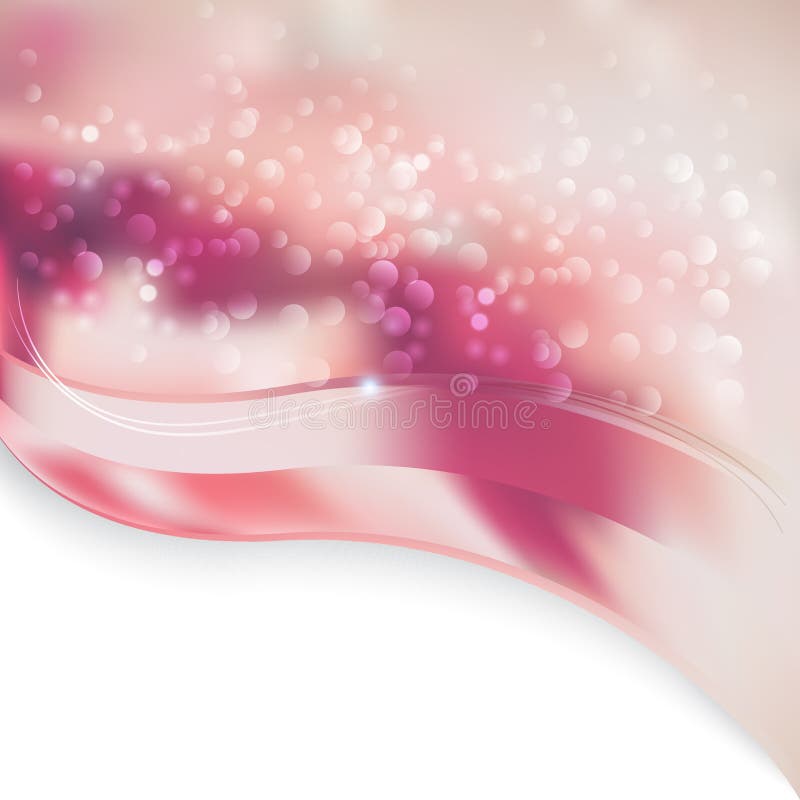 Pink and Beige Wave Border Presentation Background Vector Eps Beautiful ...