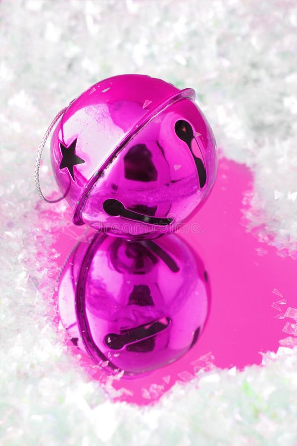Pink bell stock image. Image of festive, merry, baubles - 6979659