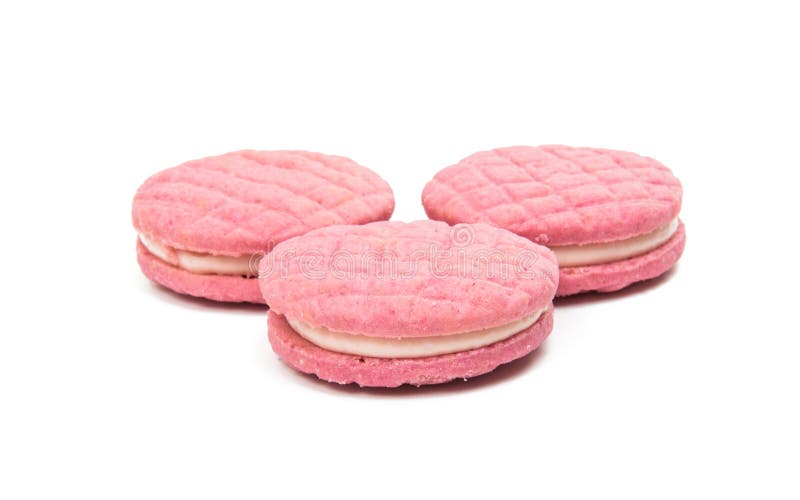 Pink Biscuits Sticks in Glass Stock Image - Image of diet, package ...