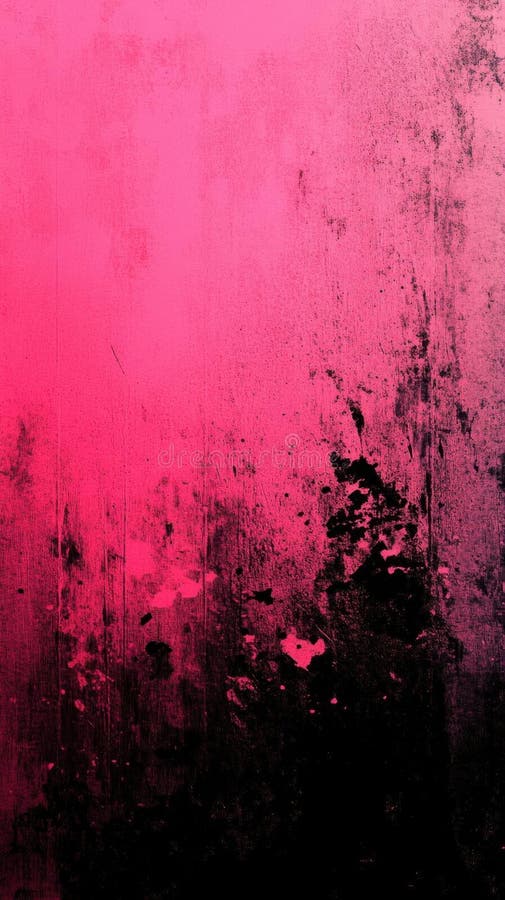 Pink and Black Textured Background, Abstract Art Design, Grunge Style ...