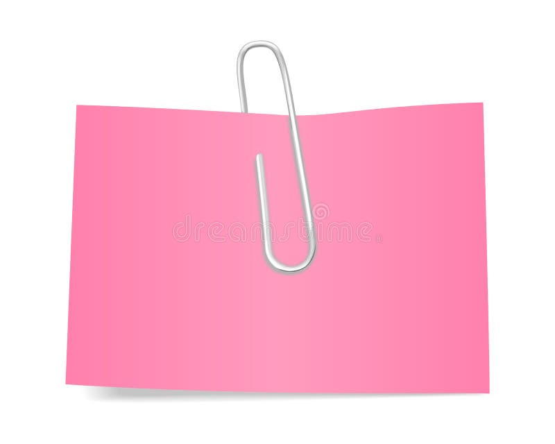 Pink Paperclip Stock Illustrations – 897 Pink Paperclip Stock ...